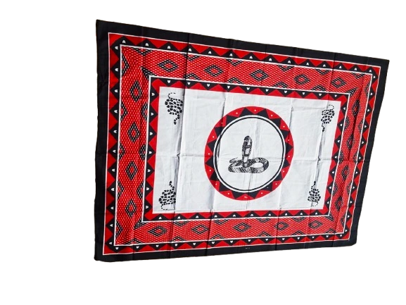 White Ancestral Snake Cloth - Aksêptuhns