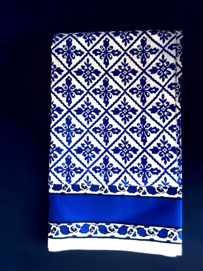 Njeti Blue African Ancestral Cloth - Aksêptuhns